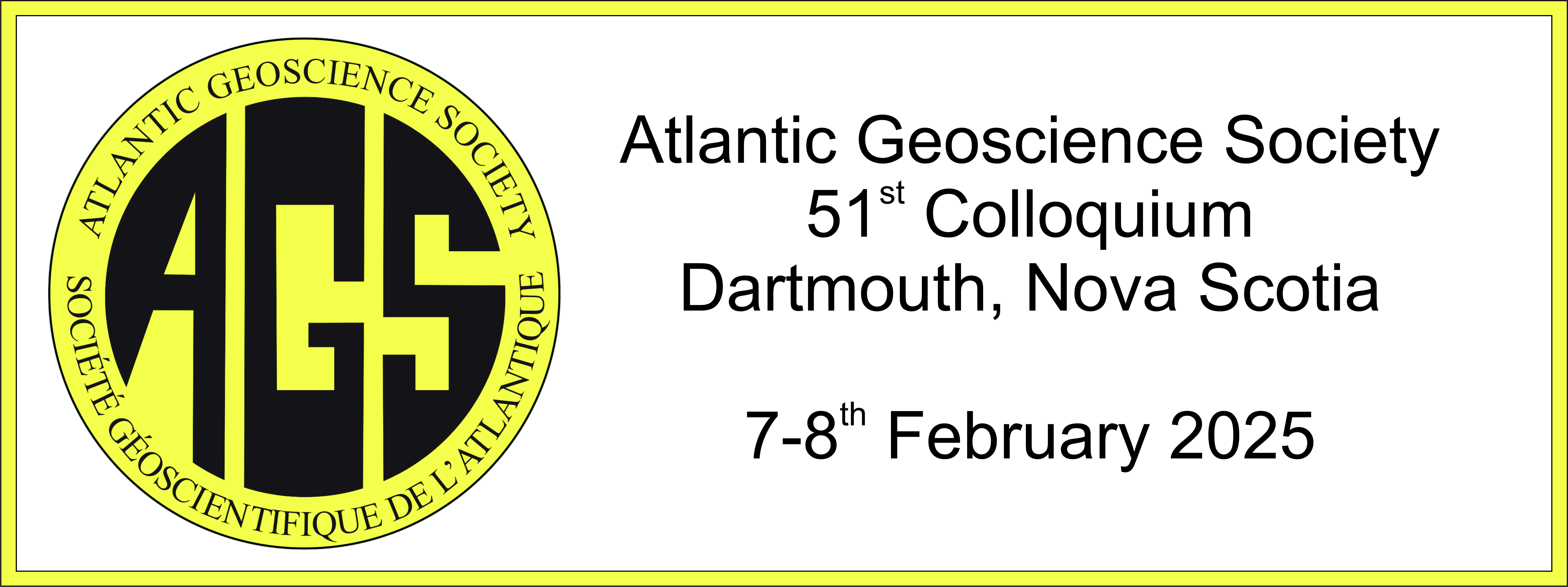 Atlantic Geoscience Society Colloquium 2025